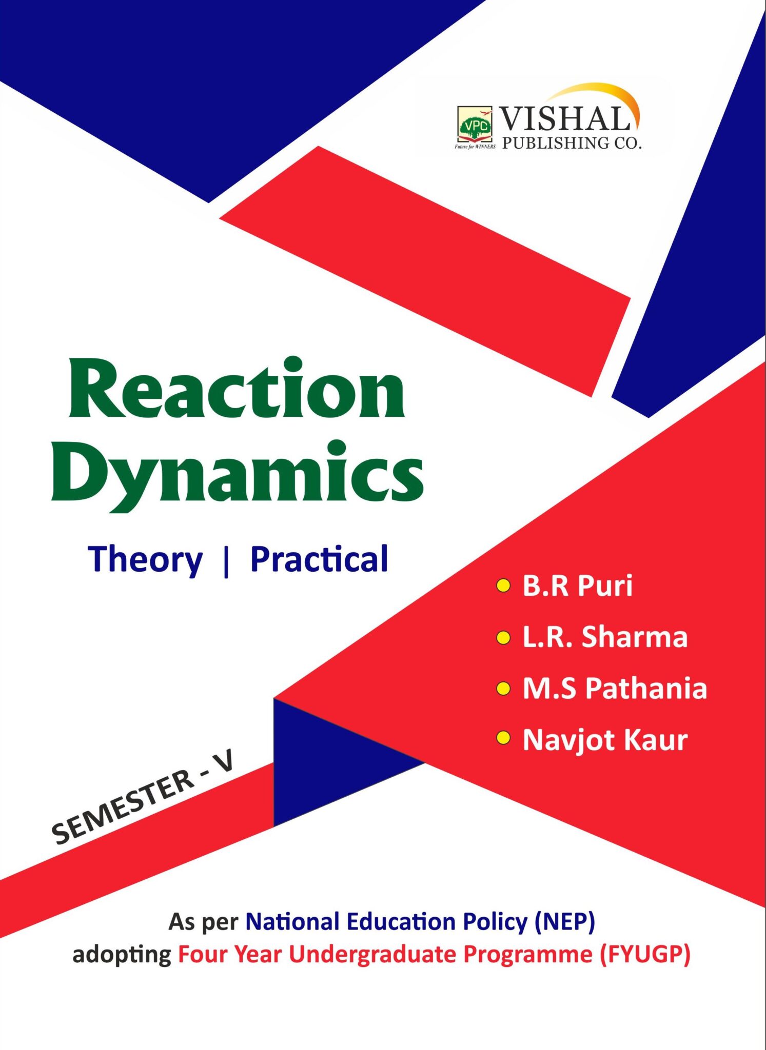 Reaction Dynamics – VISHAL PUBLISHING CO.